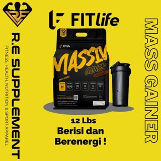 Jual FITlife Massiv Gainer 12 lbs 5443 gram (MPro Upgraded) | Shopee ...