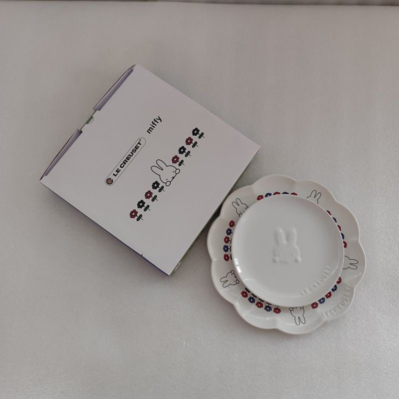 Jual original Le Creuset stoneware Miffy plate set piring makan set ...
