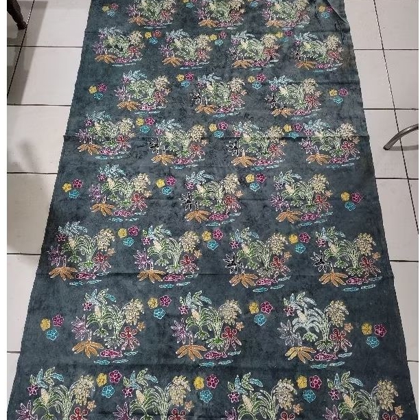 Jual Batik Tulis Asli Bakaran Motif Pati Bumi Mina Tani Hitam Colet ...