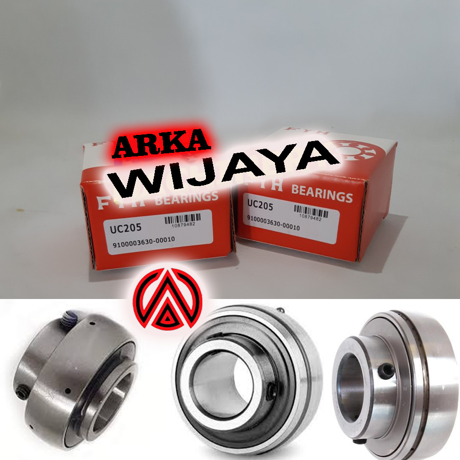 Jual BEARING INSERT UC 205 / UC205 AS 25MM FYH JAPAN | Shopee Indonesia