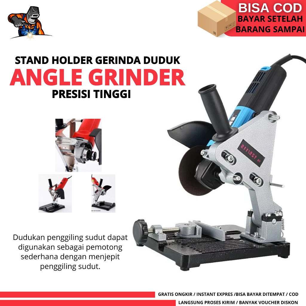 Jual Angle Grinder Stand Holder Suitable For Angle Grinder With Disc ...