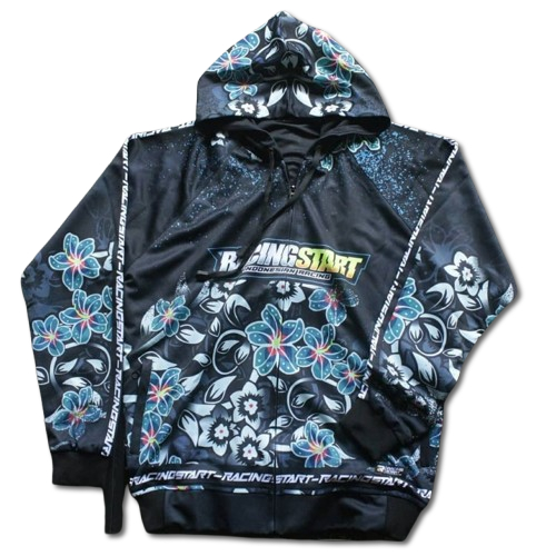 Jual RACINGSTART Jaket Trucker Hoodie Digital Printing Sublimasi HR 168 Flower | Shopee Indonesia