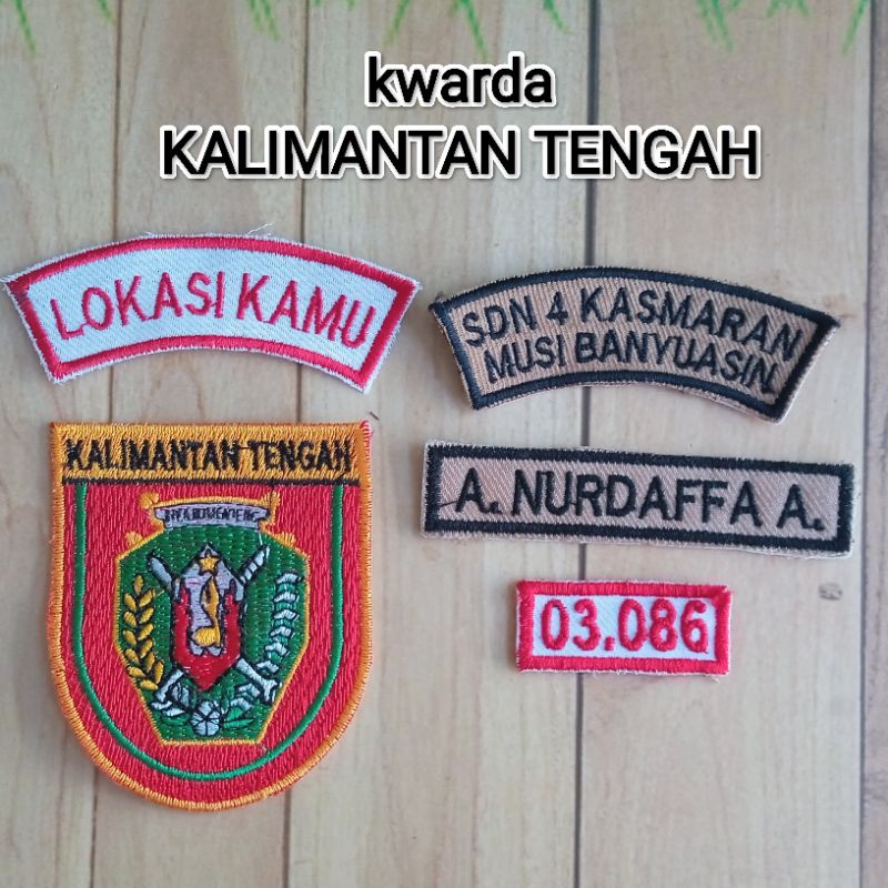 Jual logo provinsi KALIMANTAN TENGAH Kalteng kwarda kwarcab gudep ...