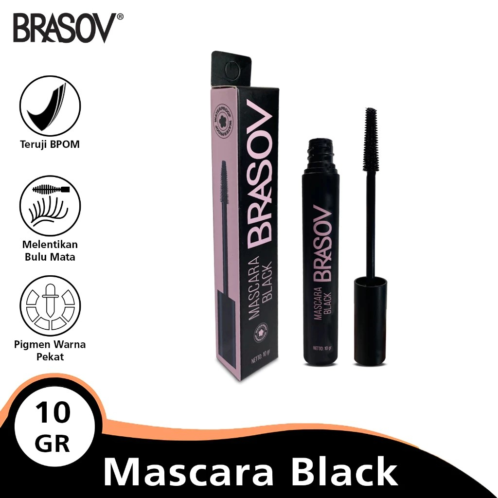 Jual Mascara BRASOV/Mascara Waterprof Mascara Black 8g | Shopee Indonesia
