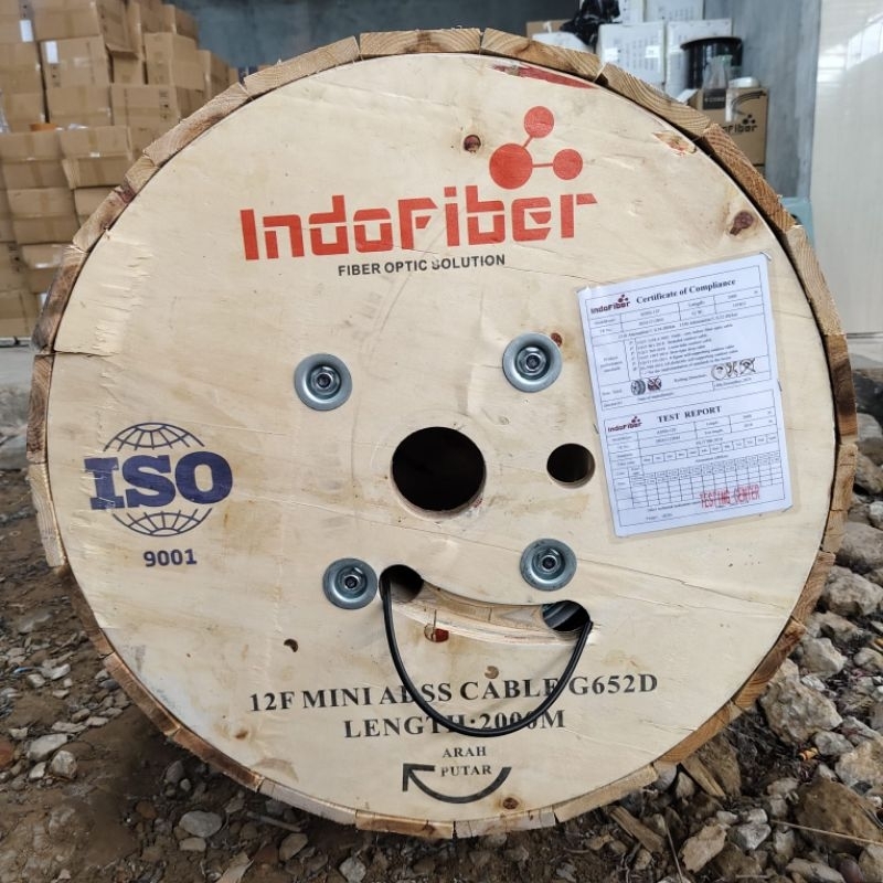 Jual Kabel Mini ADSS 12 Core 2000 Meter Indofiber | Shopee Indonesia