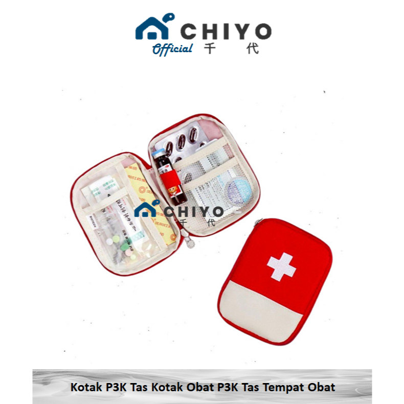Jual CHIYO Living - Kotak P3K Tas Kotak Obat P3K Tas Tempat Obat Travel ...