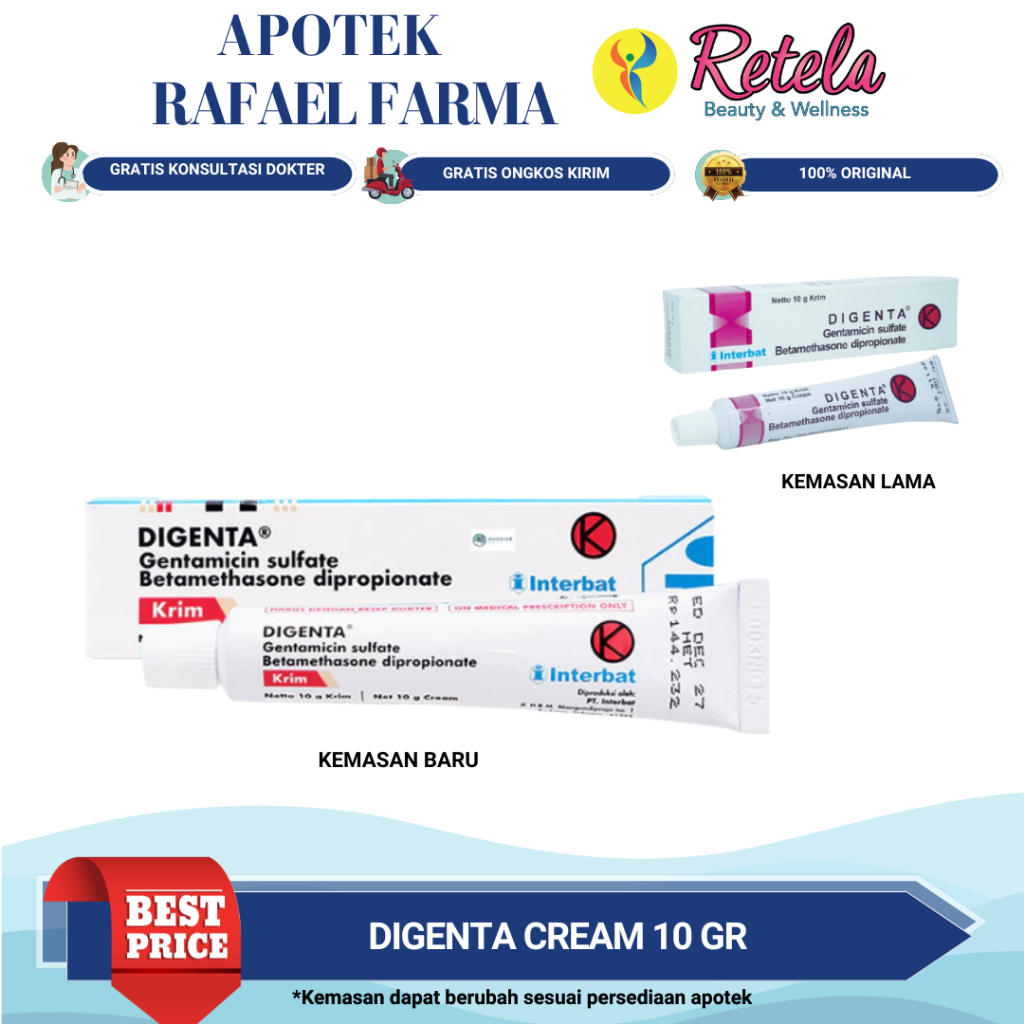 Jual DIGENTA CREAM 10 GR ORIGINAL | Shopee Indonesia