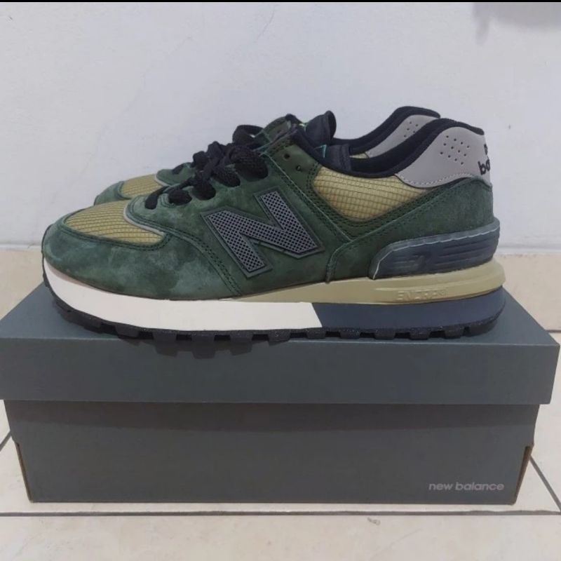 Jual Sepatu NB 574 Legacy x Stone Island Dark Green | Shopee Indonesia