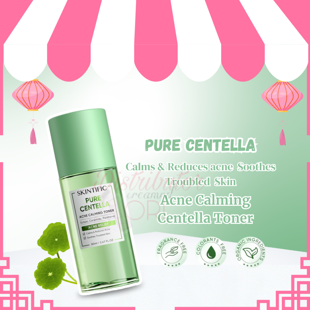 Jual SKINTIFIC TONER ACNE CALMING 80ML | ORIGINAL | ACNE CARE | Shopee ...