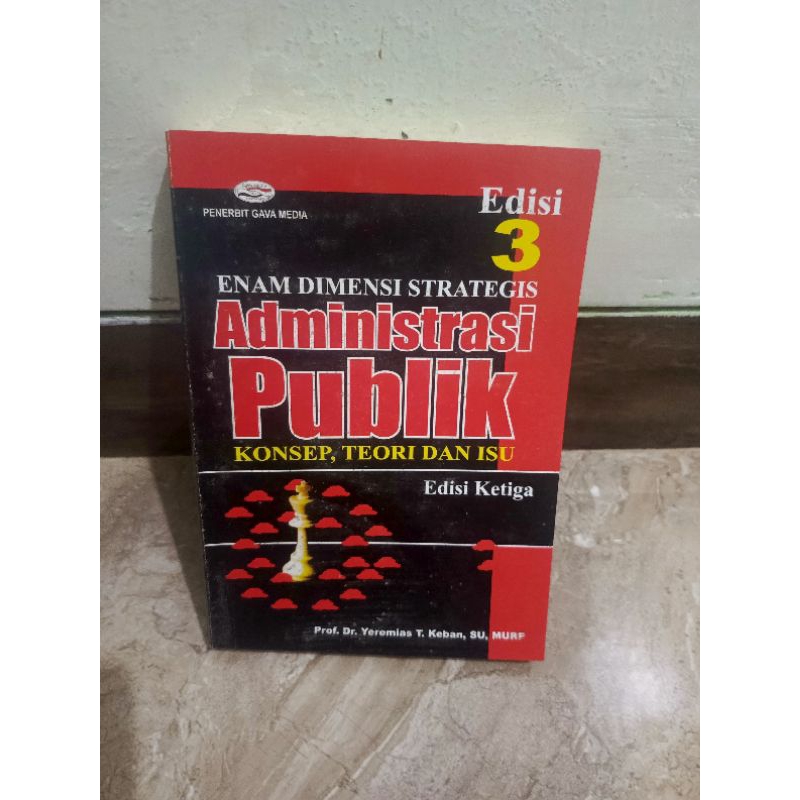 Jual ENAM DIMENSI STRATEGIS ADMINISTRASI PUBLIK by Yeremias Keban | Shopee Indonesia