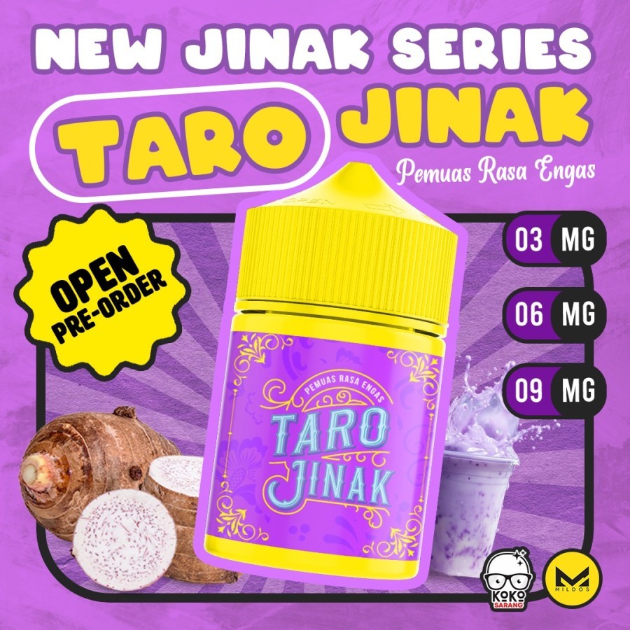 Jual TARO JINAK NEW SERIES LIQUID FREEBASE 60 ML BY KOKO SARANG X ...