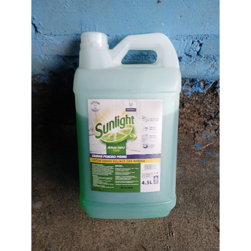 Jual Sunlight Cairan pencuci piring alat² dapur jeruk nipis 4,5 Liter | Shopee Indonesia