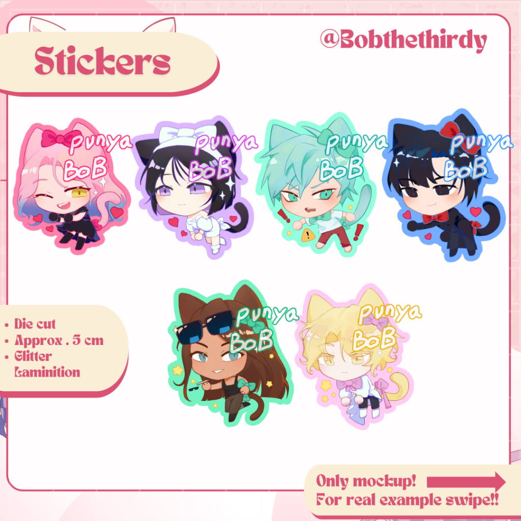 Jual ALIEN STAGE/ALNST CAT STICKERS | Fanmerch | Ivan, Till, Mizi, Sua ...