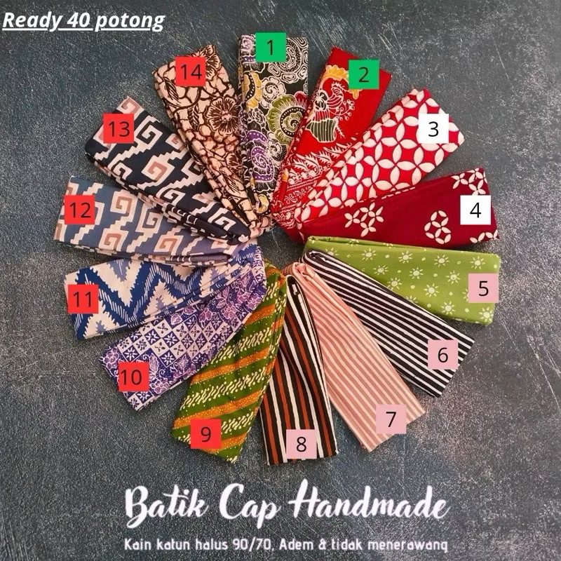 Jual KAIN BATIK CAP HANDMADE PEKALONGAN | Shopee Indonesia