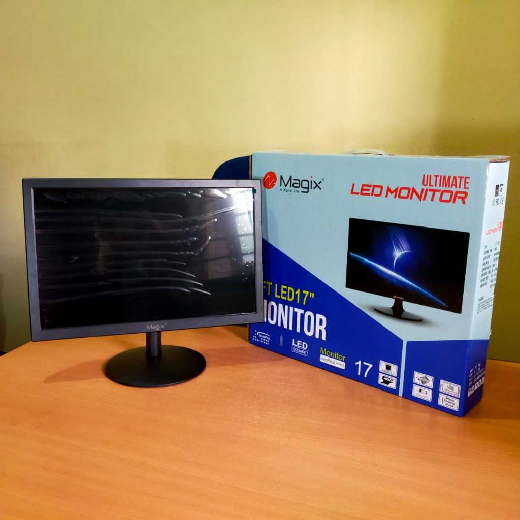 Jual Monitor Magix 17 inch Ultimate LED Monitor Komputer PC | Shopee ...