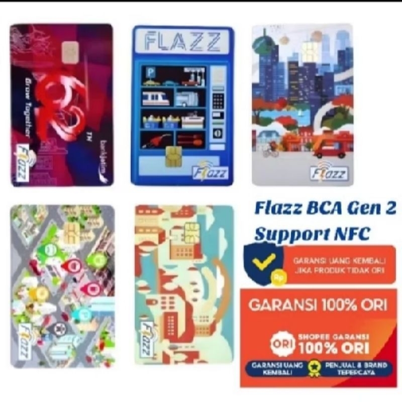 Jual Kartu Flazz BCA Gen 2 support NFC Original 100% | Shopee Indonesia