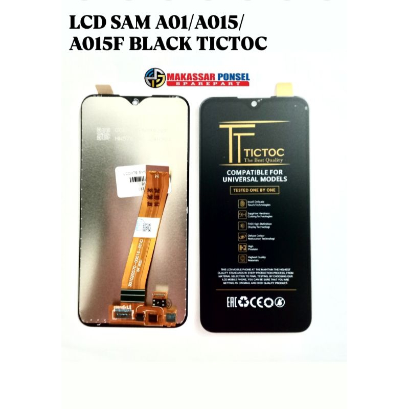 Jual LCD+TS SAM A01/A015/ORI BLACK SOKET SMALL TICTOC | Shopee Indonesia