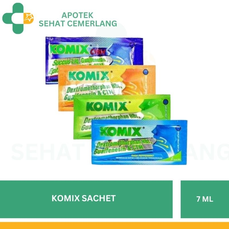 Jual KOMIX Jahe/ Jeruk/ Mint/ OBH / Herbal - meredakan batuk (1 sachet ...