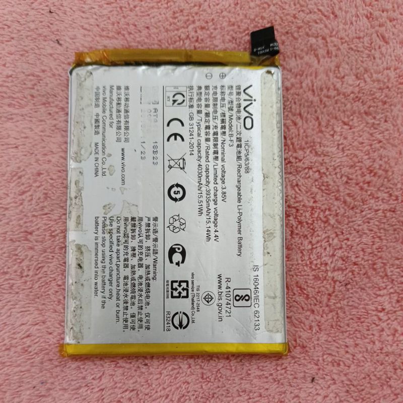 Jual BATERAI BATTERY BATRE VIVO Y91 Y93 Y95 MODEL BF3 FUNGSI NORMAL ...