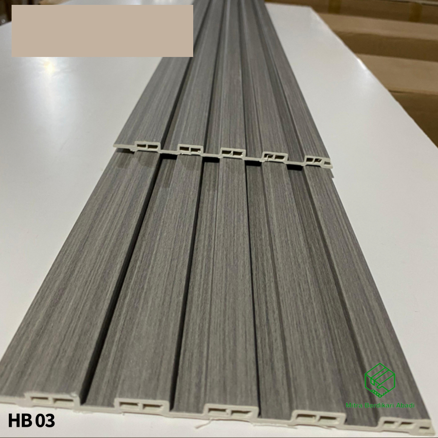 Jual WPC Wall Panel Dinding HB Series, Kayu Abu-Abu Premium | Shopee ...