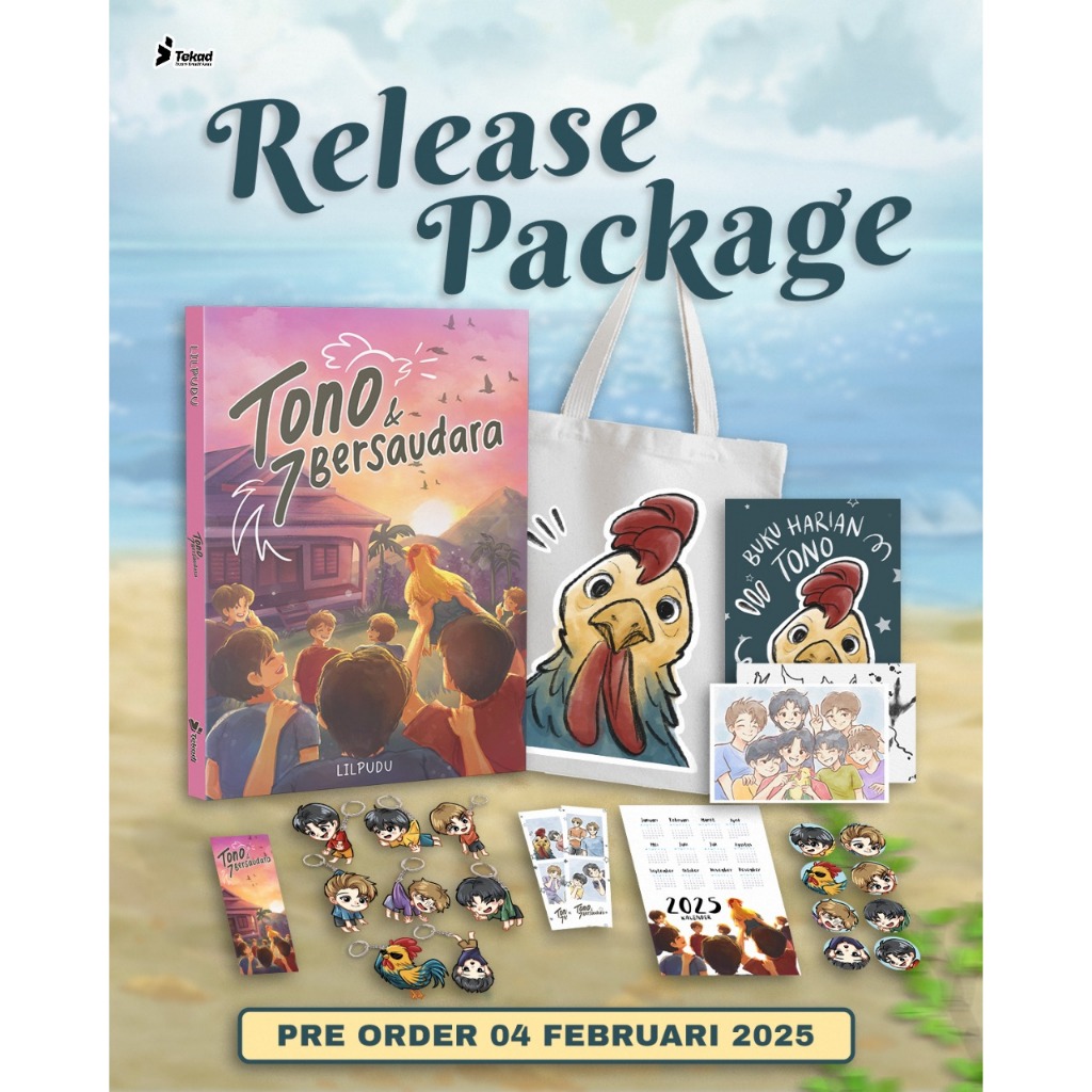Jual Buku Novel Tono & 7 Bersaudara - Lilpudu - Tekad | Shopee Indonesia