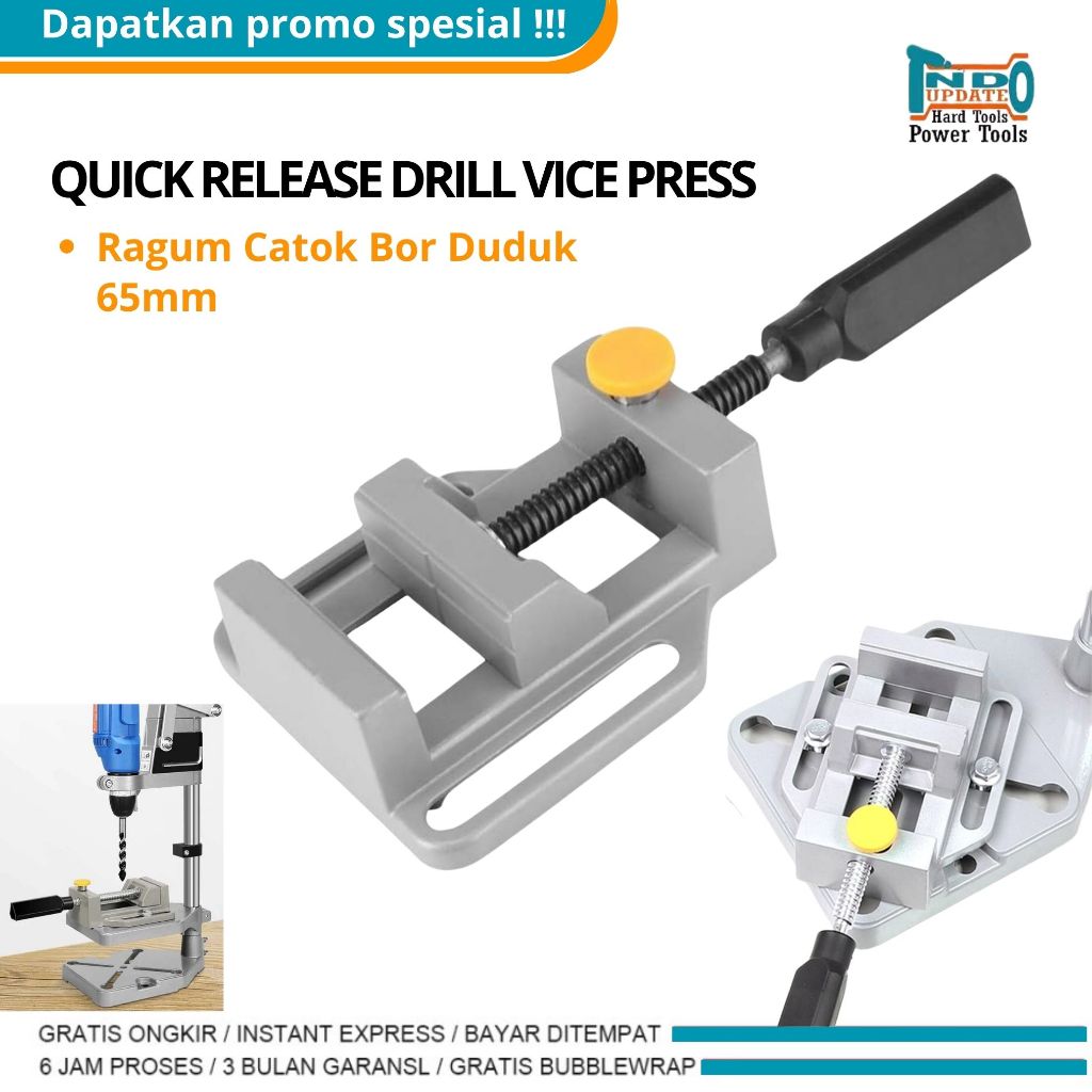 Jual Ragum Catok Bor Duduk Drill Press Vice Meja Alat Jepitan Stand Bor ...