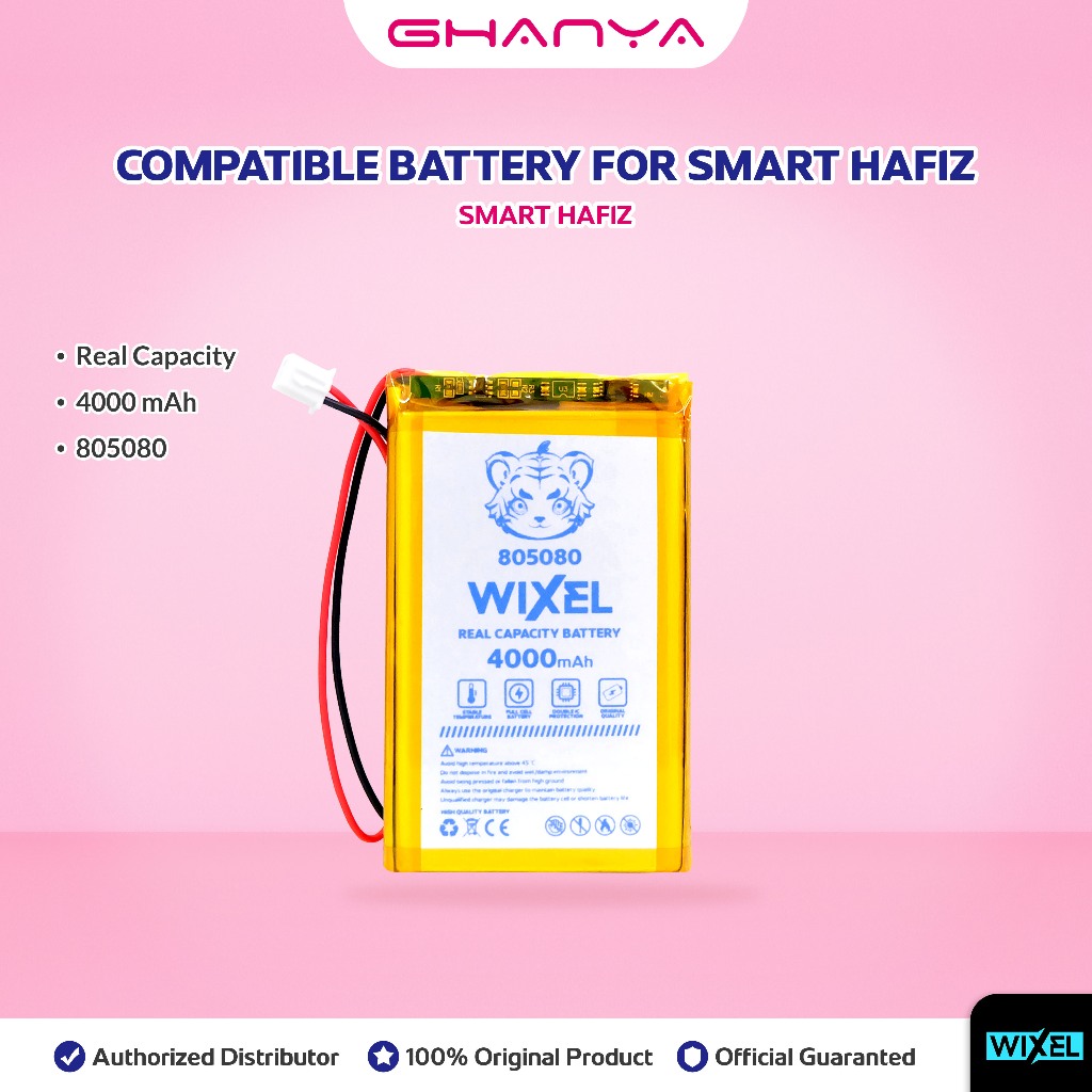 Jual WIXEL Baterai 805080 Smart Hafiz Versi 1 2 3 4 5 6 / Smart Ressa ...