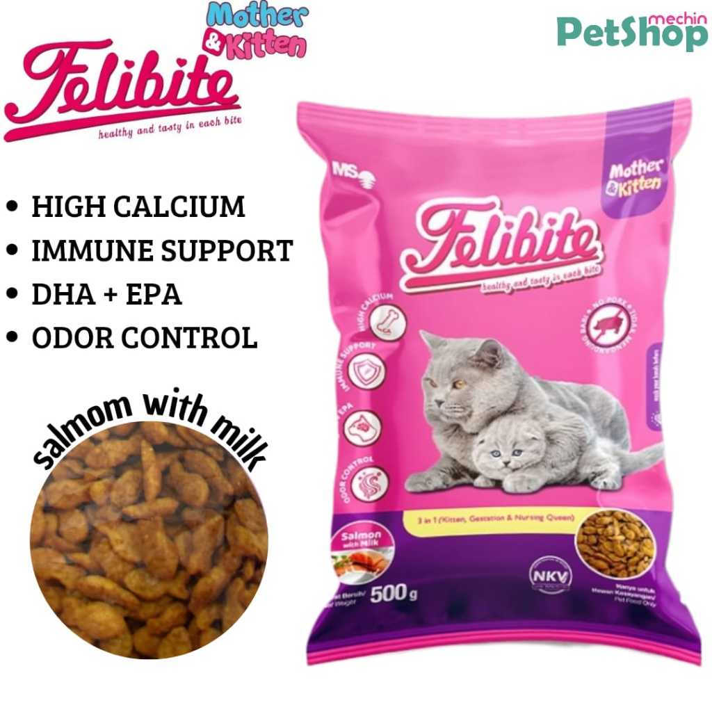 Jual FELIBITE MOTHER & KITTEN 20kg (MAKANAN KERING INDUK DAN ANAK ...