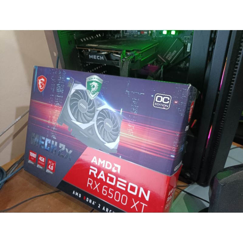 Jual MSI AMD Radeon RX 6500 XT MECH 2x OC 4GB GDDR6 | Shopee Indonesia