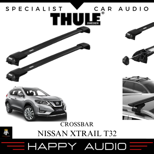Jual Crossbar THULE All new XTRAIL T32 Wingbar EVO footpack raised roof rail Original | Shopee ...