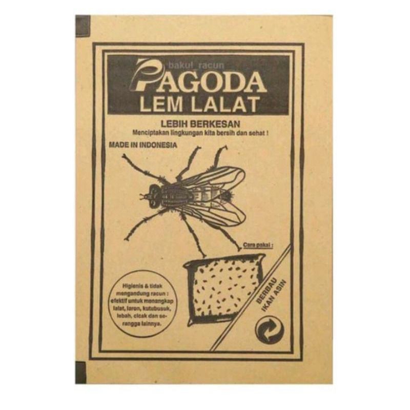 Jual Lem Lalat Pagoda 1 Pack isi 100 Lembar | Shopee Indonesia