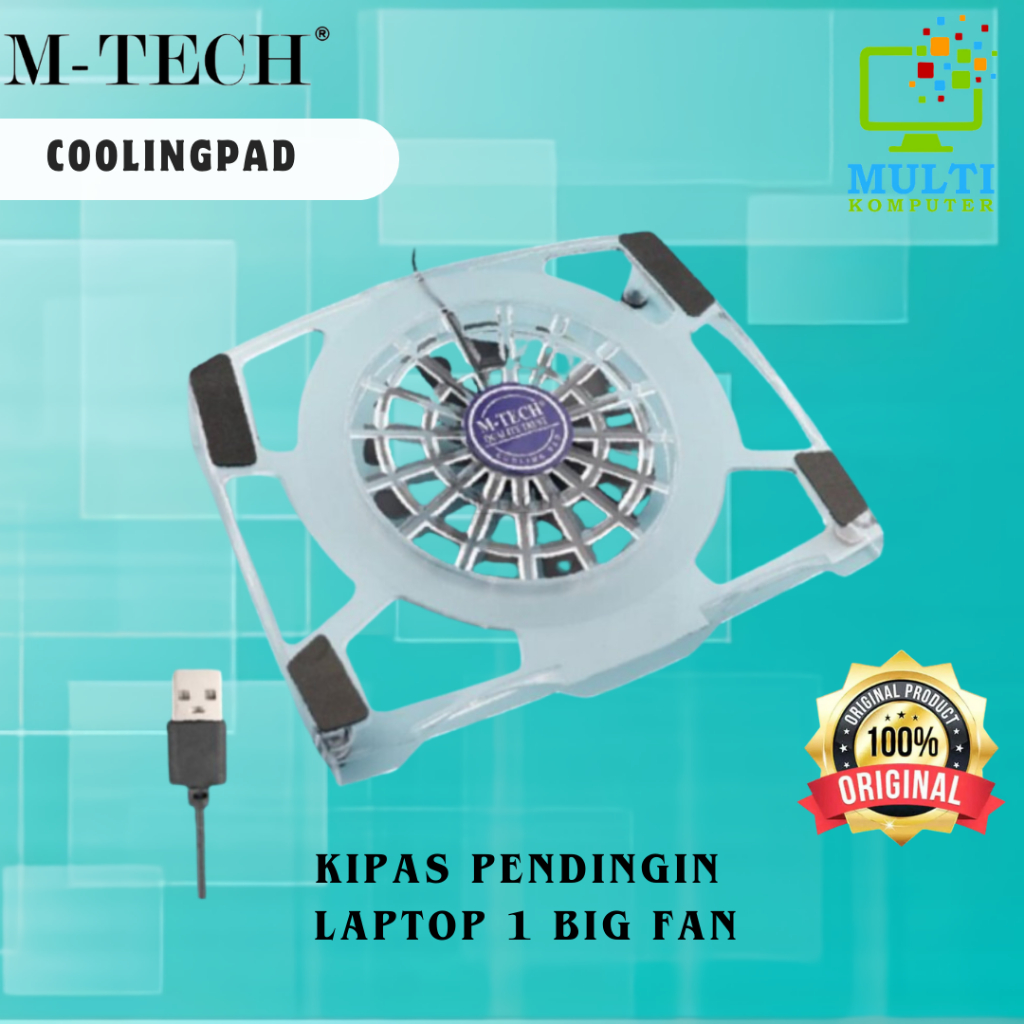 Jual KIPAS PENDINGIN LAPTOP 1 BIG FAN / COOLING PAD 1 KIPAS BESAR M ...