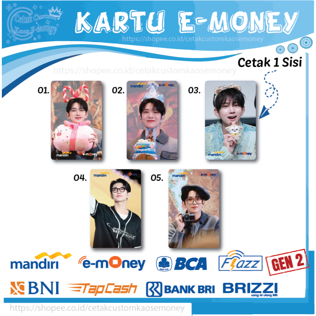 Jual KARTU EMONEY ETOLL KPOP HONG JISOO JOSHUA SEVENTEEN KOREA EMONEY ...