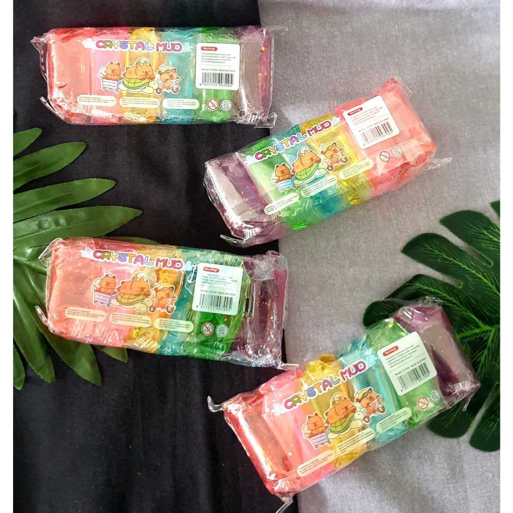 Jual MNN Mainan Slime Crystal Mud Slime Pack Import Labubu Sanrio ...