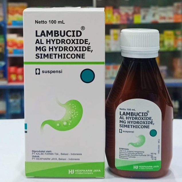 Jual Lambucid Sirup Obat Pereda Sakit Maag | Asam Lambung | Nyeri ...