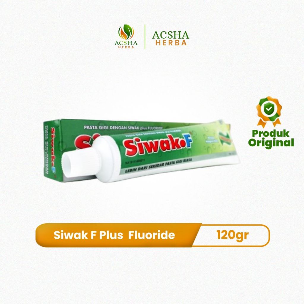 Jual Pasta Gigi Siwak F Plus Fluoride 120 gram | Shopee Indonesia