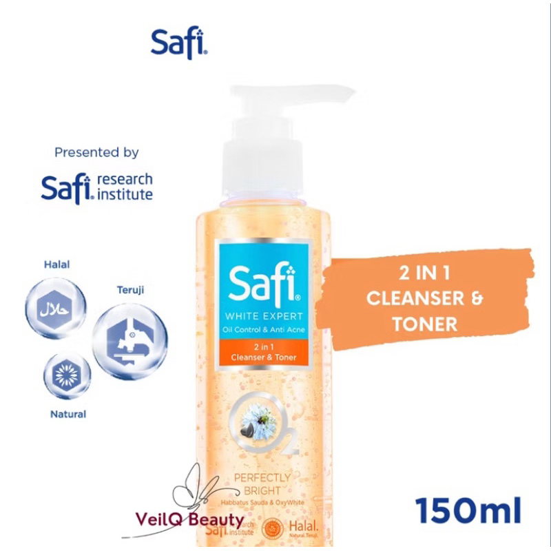 Jual Safi White Expert Cleanser & Toner Perfected Brightly Oil Control ...