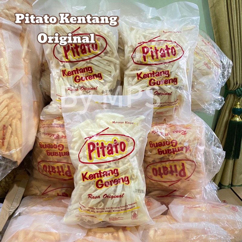 Jual Pitato Kentang goreng Rasa oringinal kemasan besar | Shopee Indonesia
