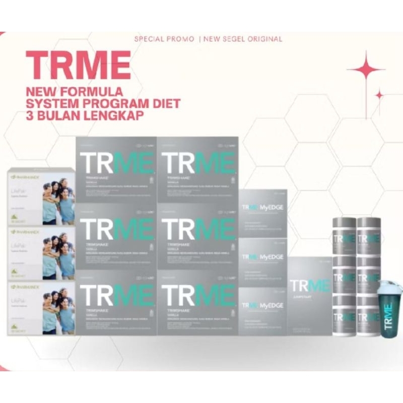 Jual TRME TWS V2 PKT 3BLN LENGKAP* EXP 2026 PROGRAM DIET | Shopee Indonesia