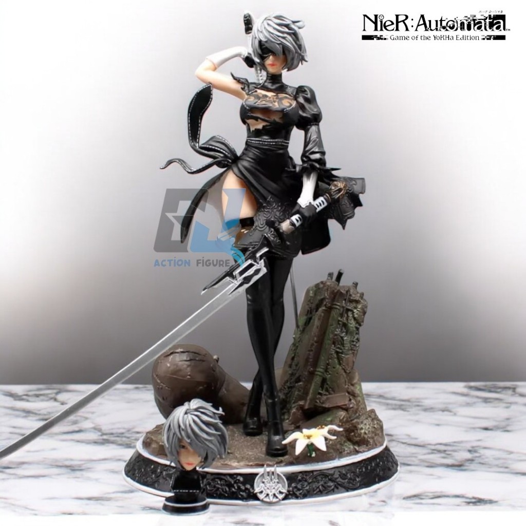 Jual Action Figure Nier Automata 2B Yorha No.2 Type B Standing double ...