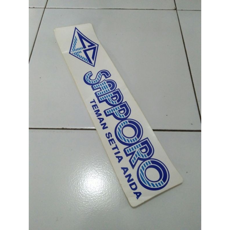 Jual Sticker iklan lawas sapporoo mobil retro asli sticker jadul ...