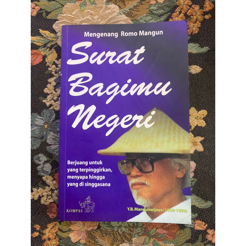 Jual mengenang romo mangun surat bagimu negeri by Yb mangunwijaya ...