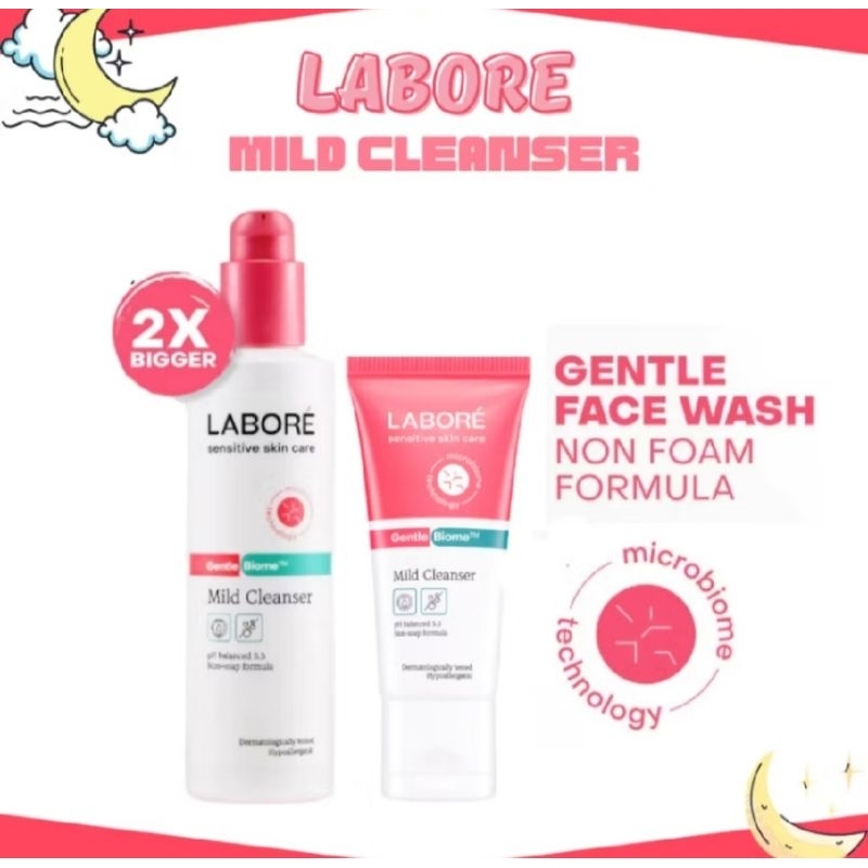 Jual (ORIGINAL) LABORE SENSITIVE SKIN CARE GENTLEBIOME MILD CLEANSER ...