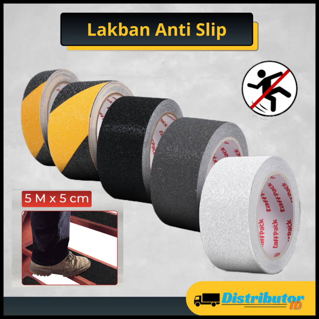 Jual Safety Floor Tape Anti Slip 5CM Kasar Anti-skid Warning Lakban Tangga Lantai Anti Licin ...