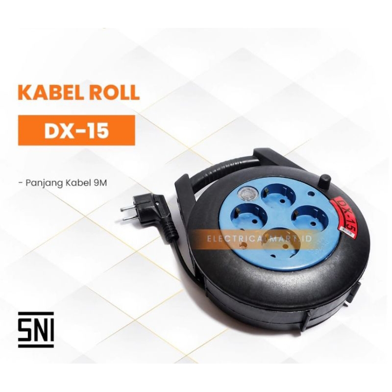 Jual Kabel Roll 9 M + Lampu Indikator Dexta DX-15 | Shopee Indonesia