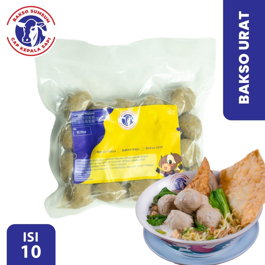 Jual Bakso Urat Sapi Halal Beku/ Frozen Food/Bakso Daging Cemilan Sehat ...
