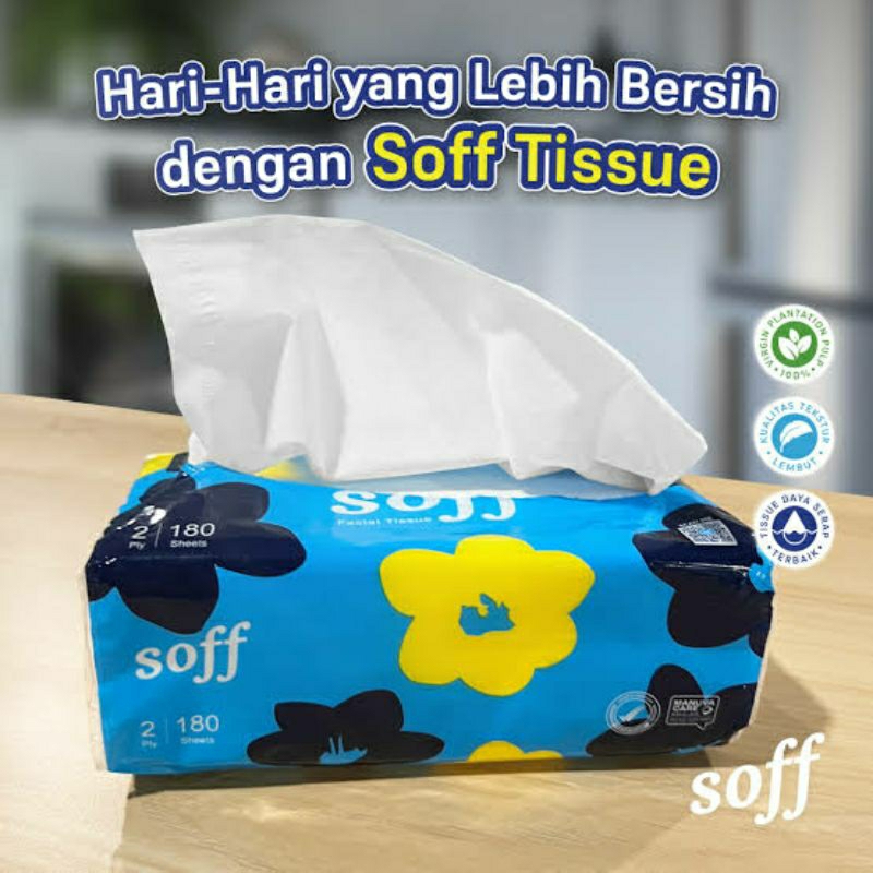 Jual Tissue Soff 180 sheets | Shopee Indonesia