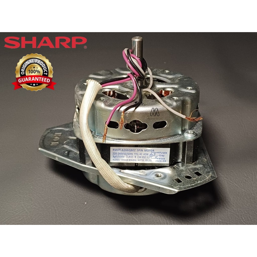 Jual motor spin mesin cuci 2 tabung sharp - dinamo pengering mesin cuci ...