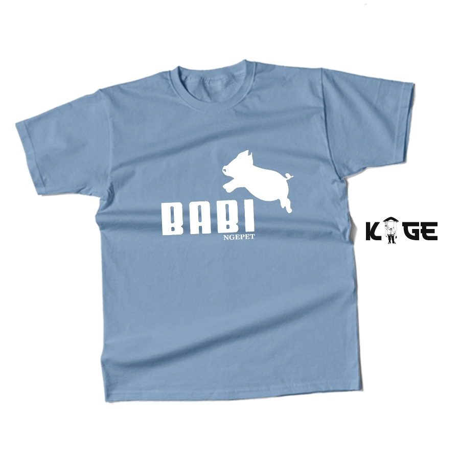 Jual Baju Kaos BABI NGEPET Parodi Plesetan Logo Keren KAOS KAGE ...