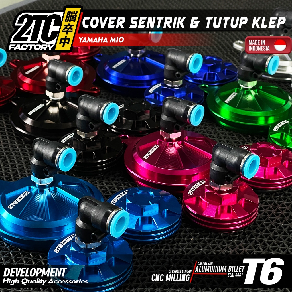 Jual COVER SENTRIK TUTUP KLEP MIO TABUNG HAWA CNC YAMAHA MIO NOUVO 2TC ...